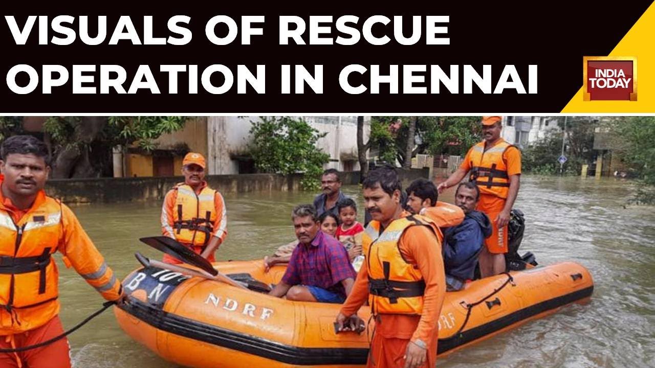 Cyclone Michaung News: Rescue Operation Underway As Chennai Gets ...