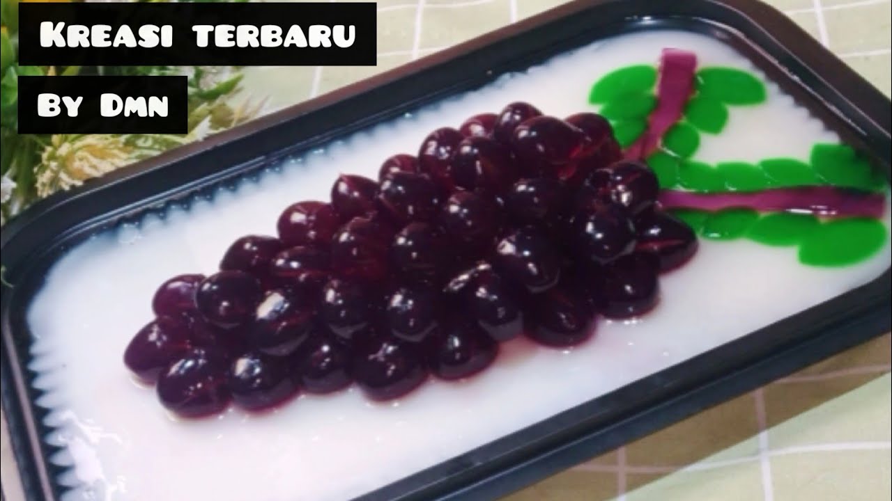 UNIK, CANTIK & KEKINIAN ‼️RESEP PUDDING ANGGUR, enak dan super segar ...
