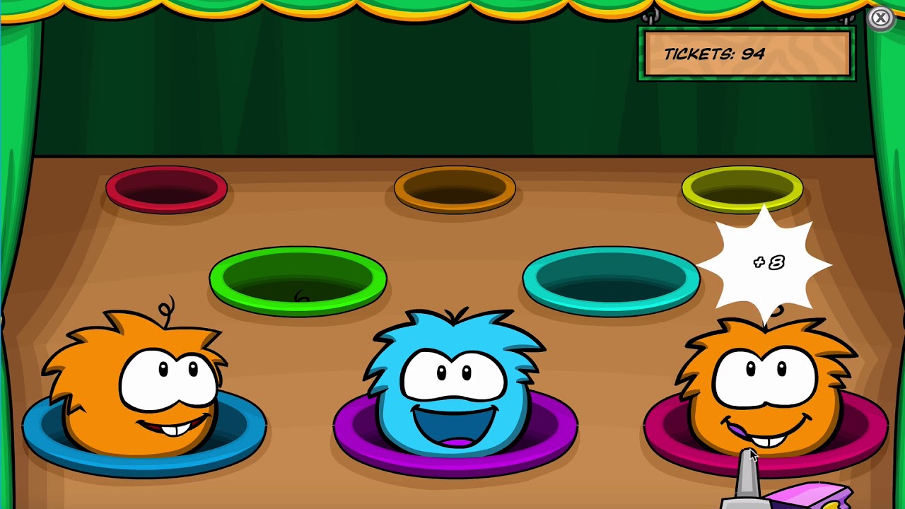 Club Penguin Rewritten: Feed-A-Puffle 462 Tickets (Fall Fair) - YouTube