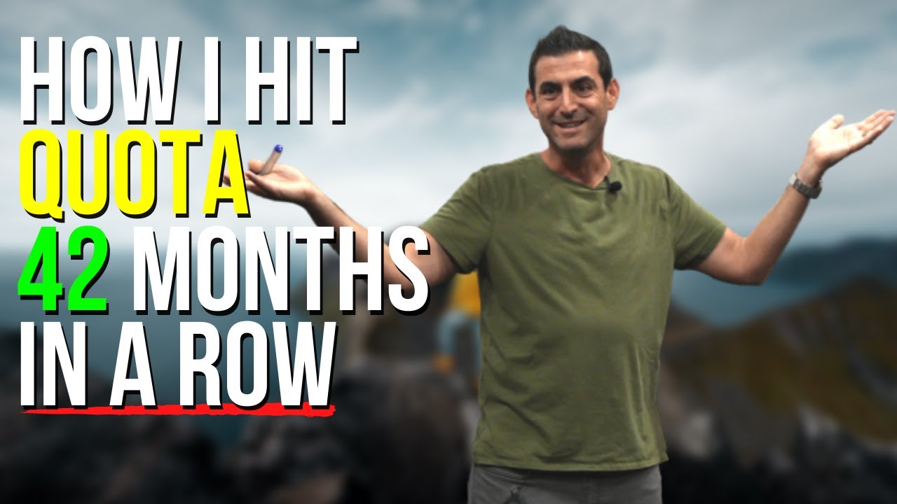 The Science of Selling: How I hit quota 42 months in a row - YouTube