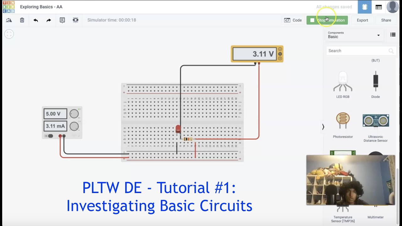 PLTW DE - Tutorial #1: Investigating Basic Circuits - YouTube