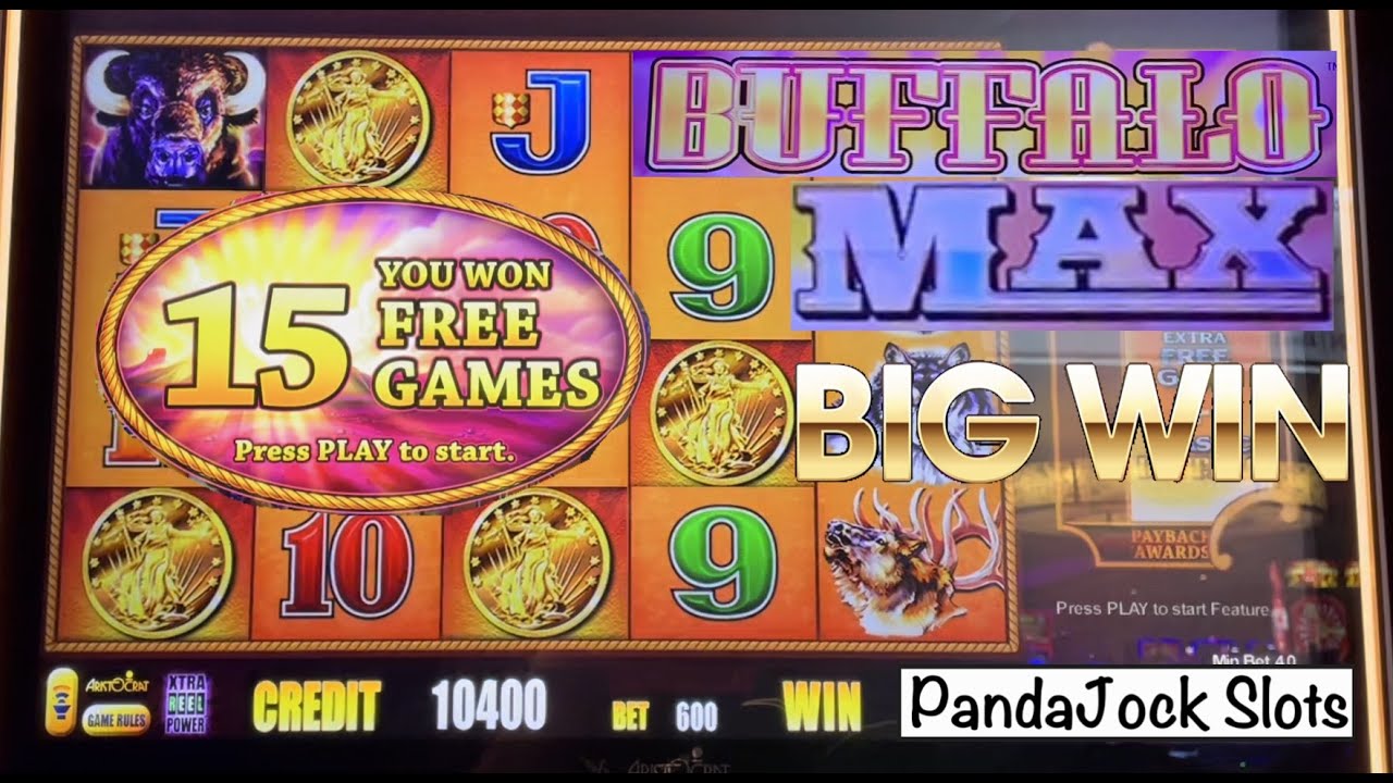 The curse of the Buffalo has been lifted! BIG WIN on Buffalo Max! - YouTube