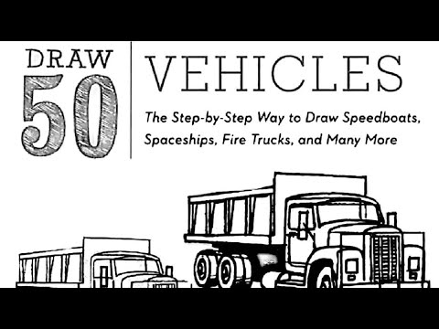 easy draw 50 vehicles step by step - YouTube