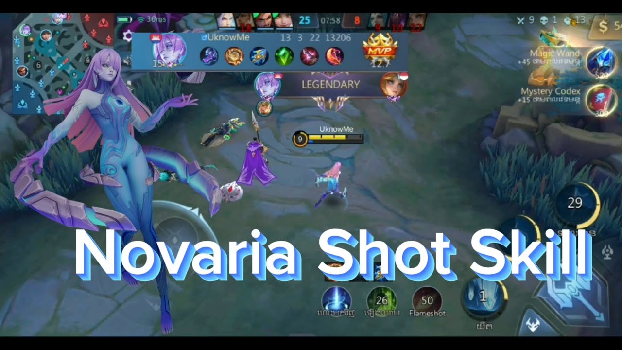 New Hero Novaria Revamp Skill Shot So Hurts Mobile legend Bang Bang ...