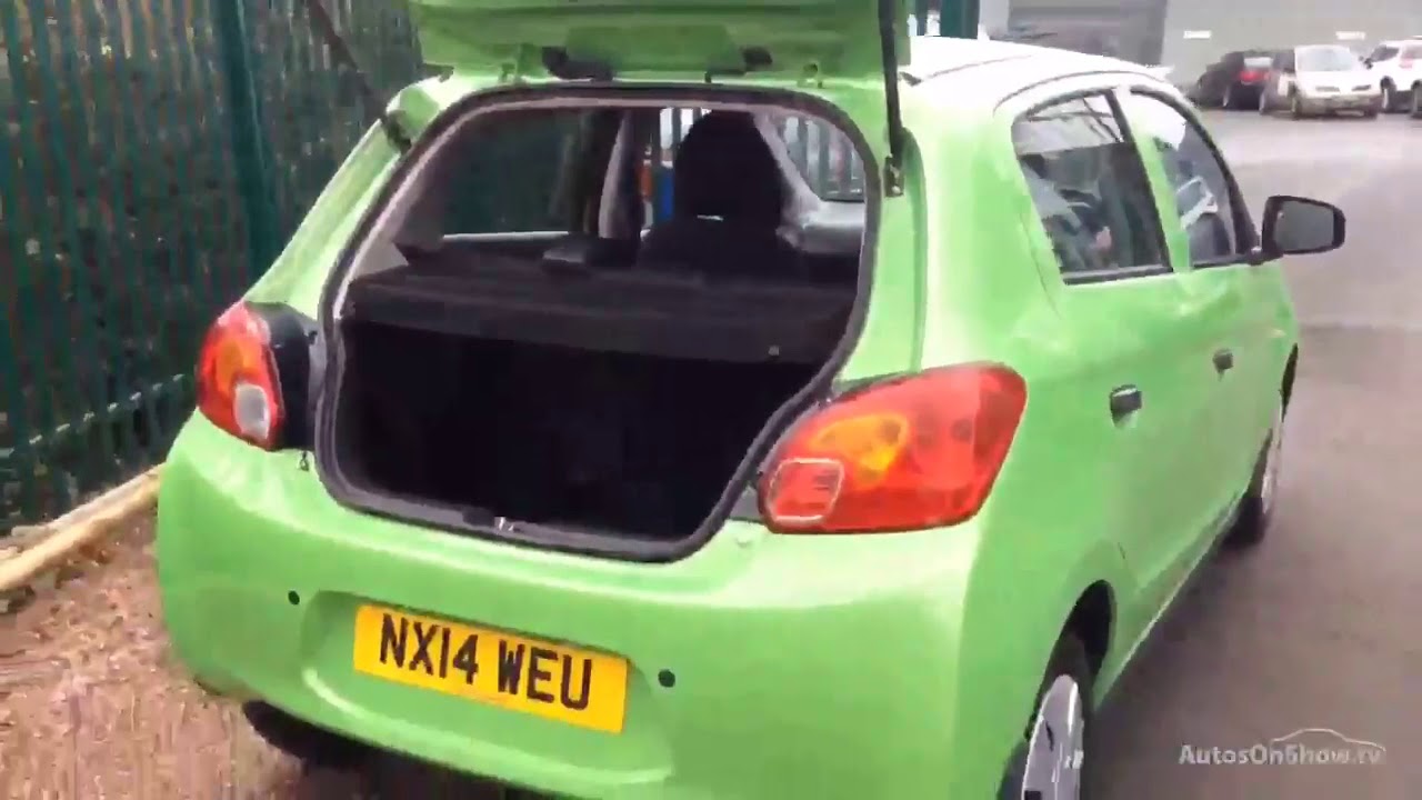 MITSUBISHI MIRAGE 1 GREEN 2014 - YouTube