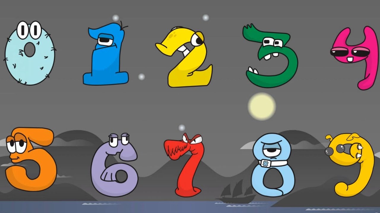 Number lore Animation 0-9 @MikeSalcedo - YouTube