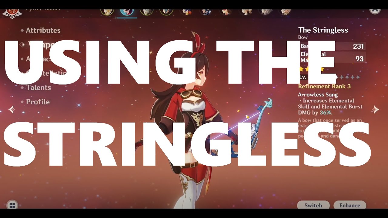 Genshin Impact - Using The Stringless - YouTube