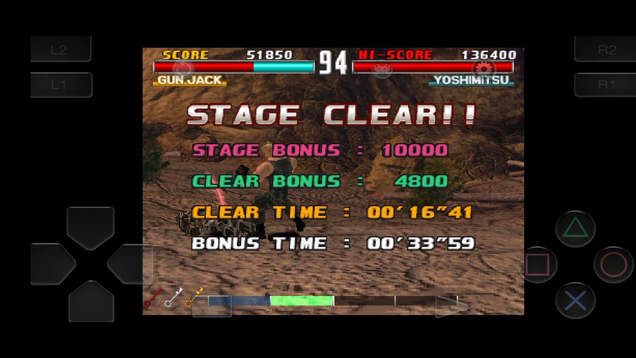 Tekken 3 force mode - gunjack 2 - YouTube