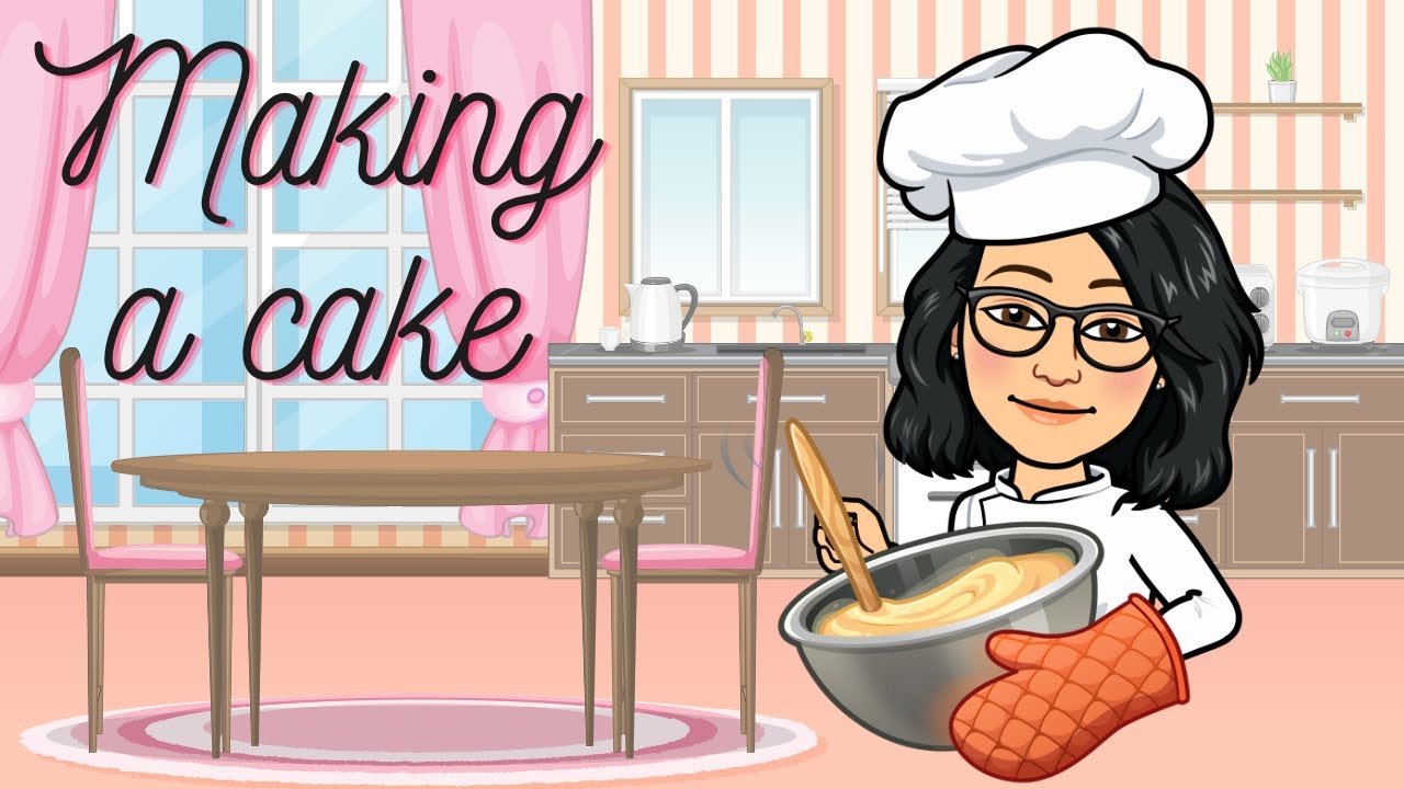Vocabulary for kids: Making a cake - English Educational Video - YouTube