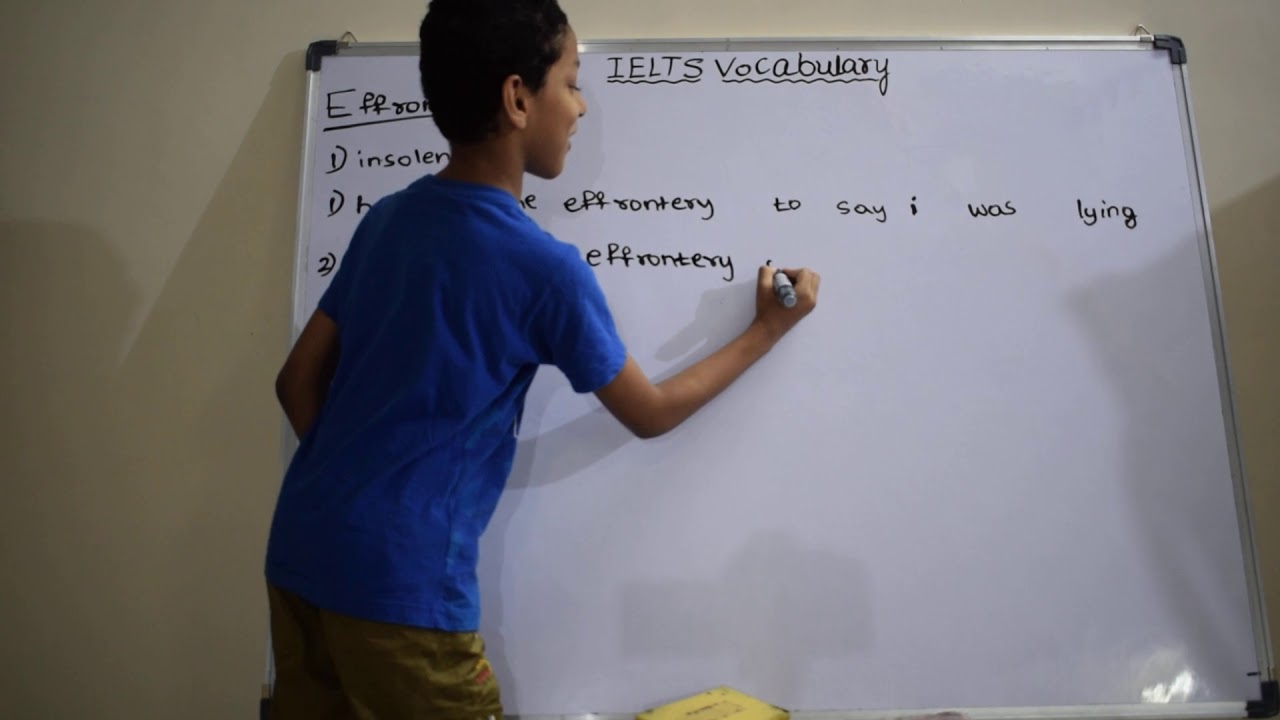 Effrontery | IELTS words | English Vocabulary - YouTube