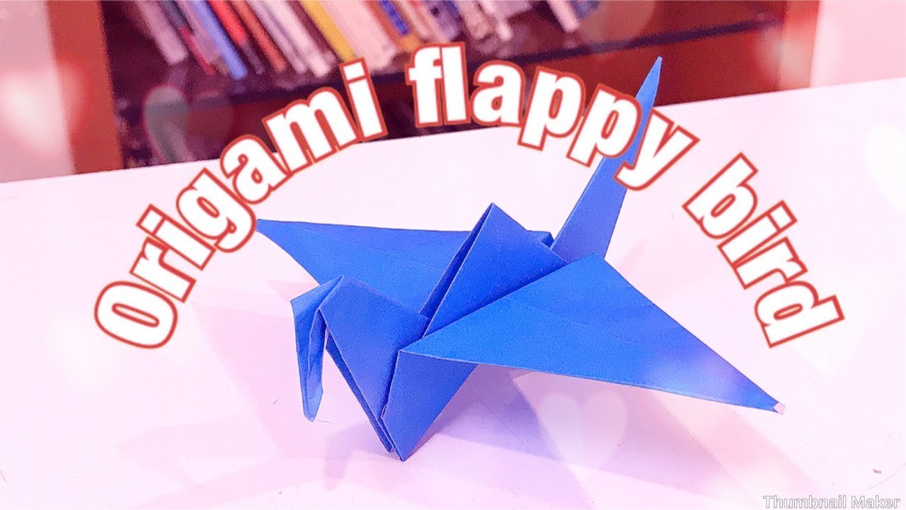 origami flappy bird - YouTube