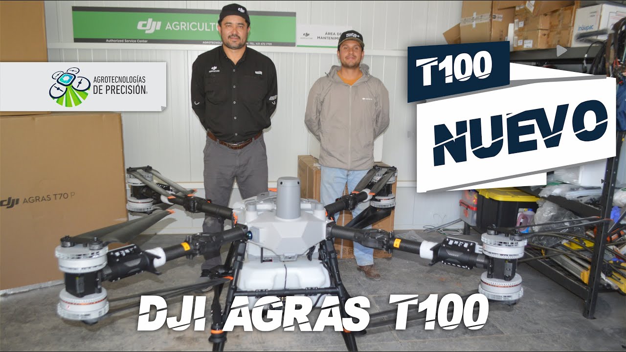T100 Nuevo DRON DJI Agras / Máxima Capacidad, Máximo Rendimiento - YouTube