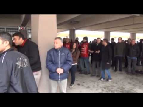 Hastane çalışanlarından iş bırakma eylemi \\ 30 12 2013 \\  ADANA