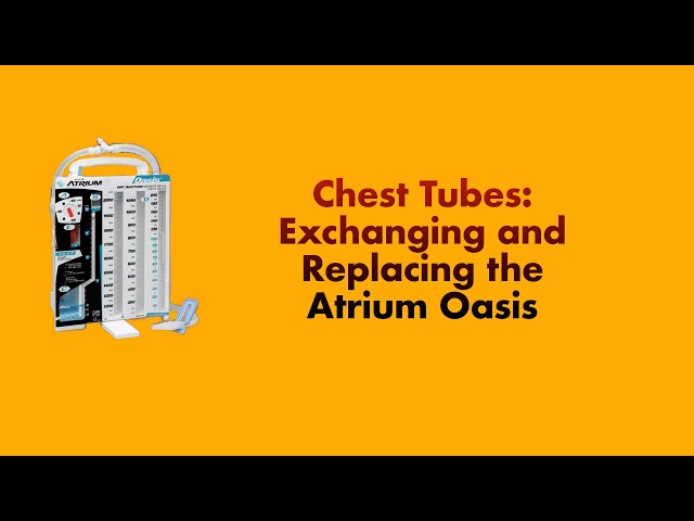 Chest Tube Atrium Pleural Drain Water Seal System Pacific Hospital