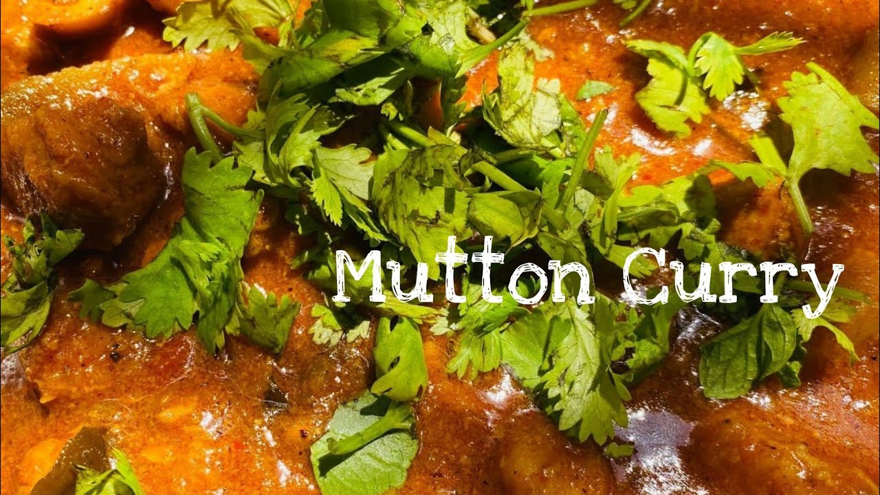 EASY MUTTON CURRY RECIPE | MUTTON CURRY FOR BEGINNERS | MUTTON GRAVY ...