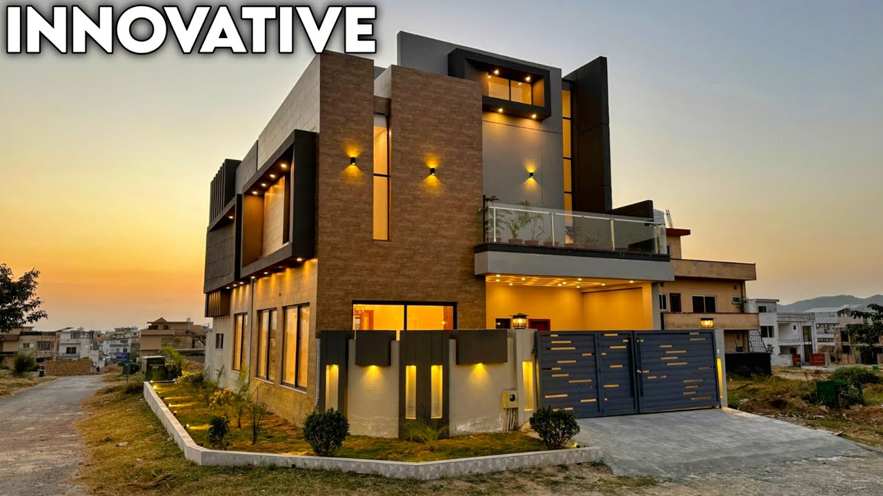7 Marla Corner SPLIT-SECTION Designer House For Sale In B-17 Islamabad ...