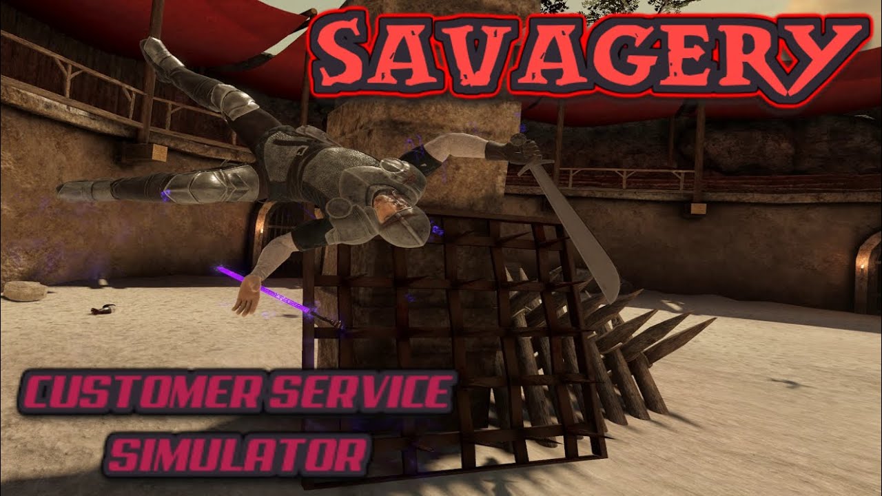 SAVAGERY - Customer Service Simulator 4 - Blade and Sorcery VR - YouTube