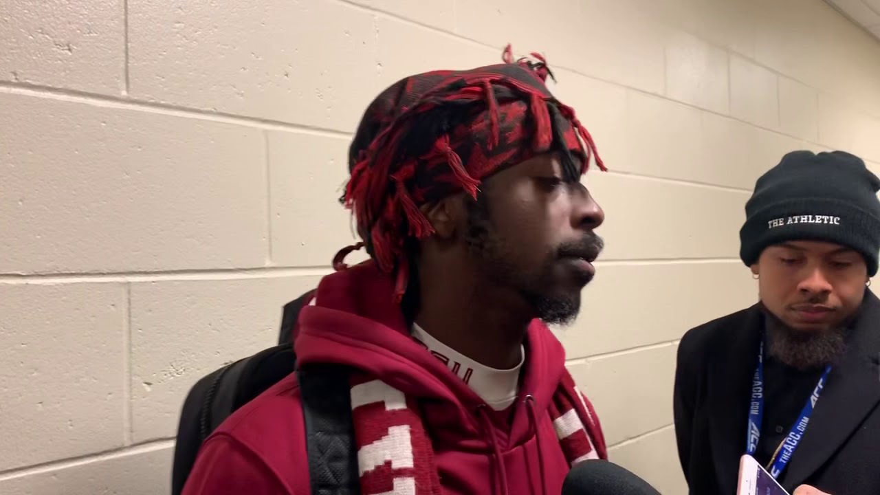 FSU WR DJ Matthews on BC win - YouTube
