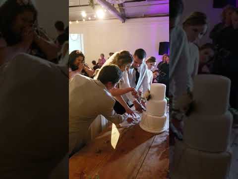 Epic Wedding Cake Fight!