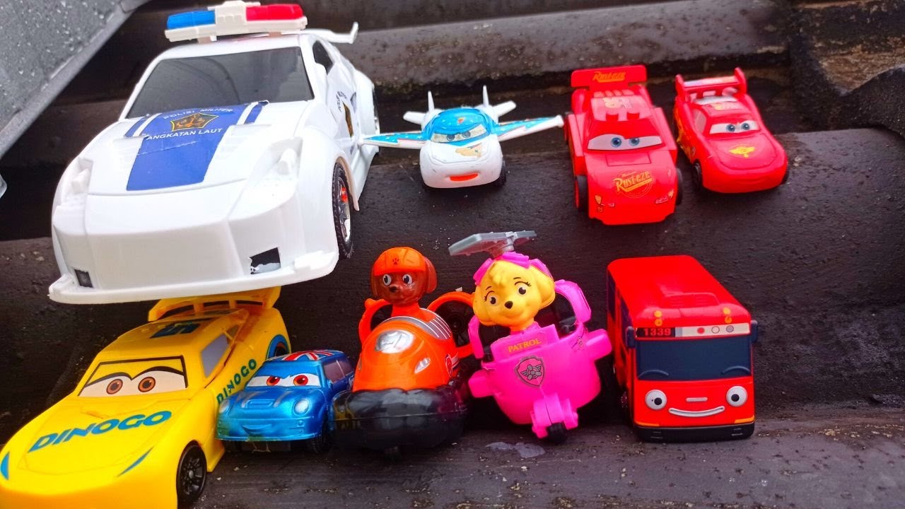 Looking for Lightning Mcqueen, Dinogo, Zuma, Skye paw Patrol, Bus Rogi ...