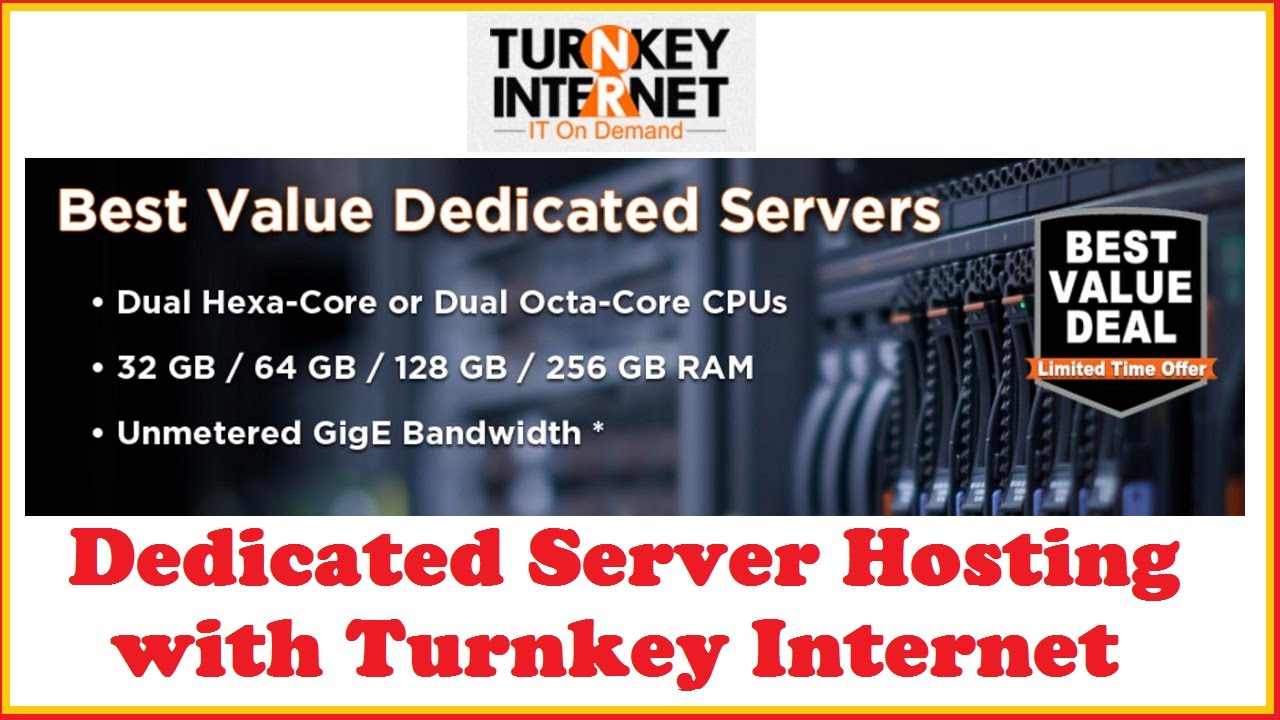Dedicated Server Hosting with Turnkey Internet - YouTube