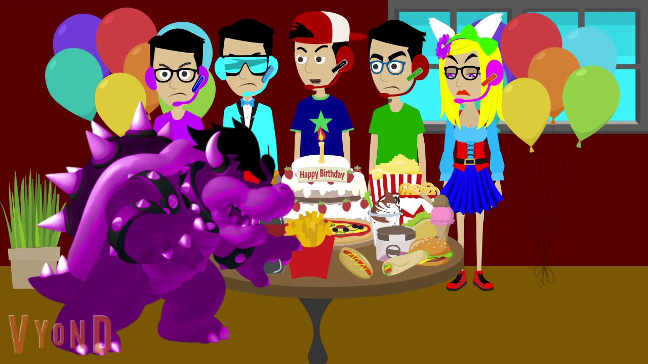 Dark Vortex Bowser Goes To Lex Brown's Birthday While Grounded ...