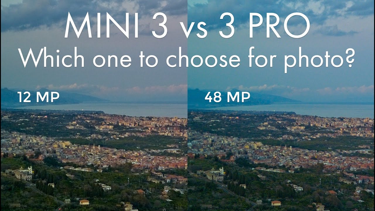 DJI Mini 3 Vs 3 Pro Photo Quality YouTube