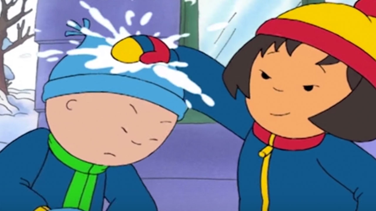 Animated Funny Cartoon ¦ Caillou loves the snow | Cartoon Caillou ...