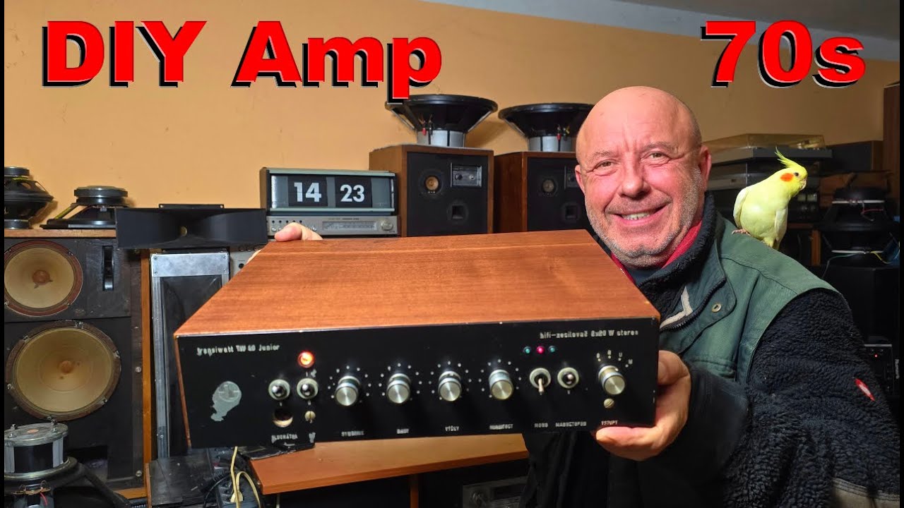 TRANSIWATT TW 40 JUNIOR Stereo Zesilovač - Vintage DIY Amplifier 70s ...