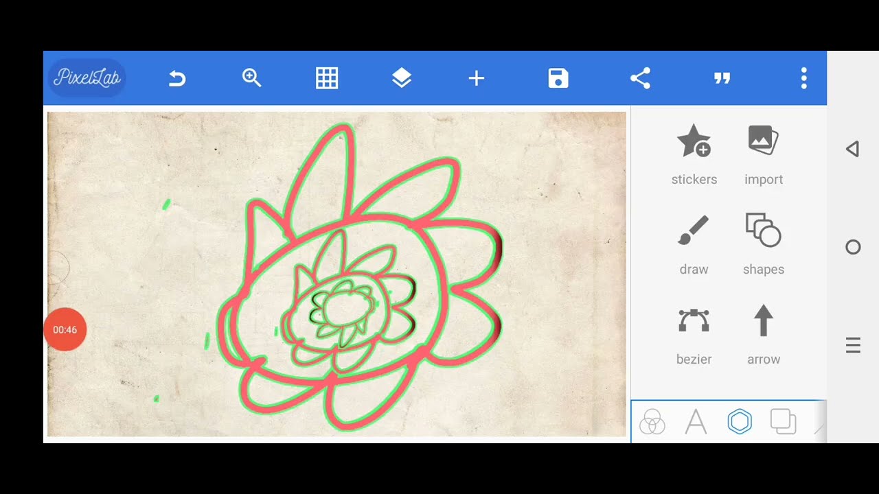 New design of shape draw on screen - YouTube