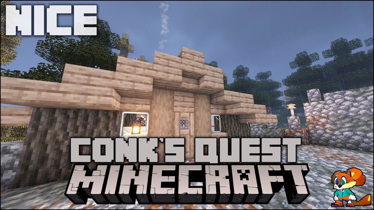 Another Hut & Announcement | Conk's Quest in Minecraft | Part Nice ...