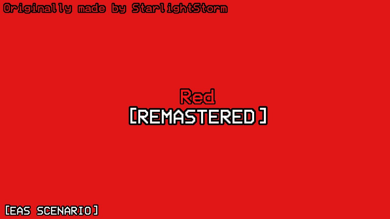 Red [REMASTERED] [EAS SCENARIO] - YouTube