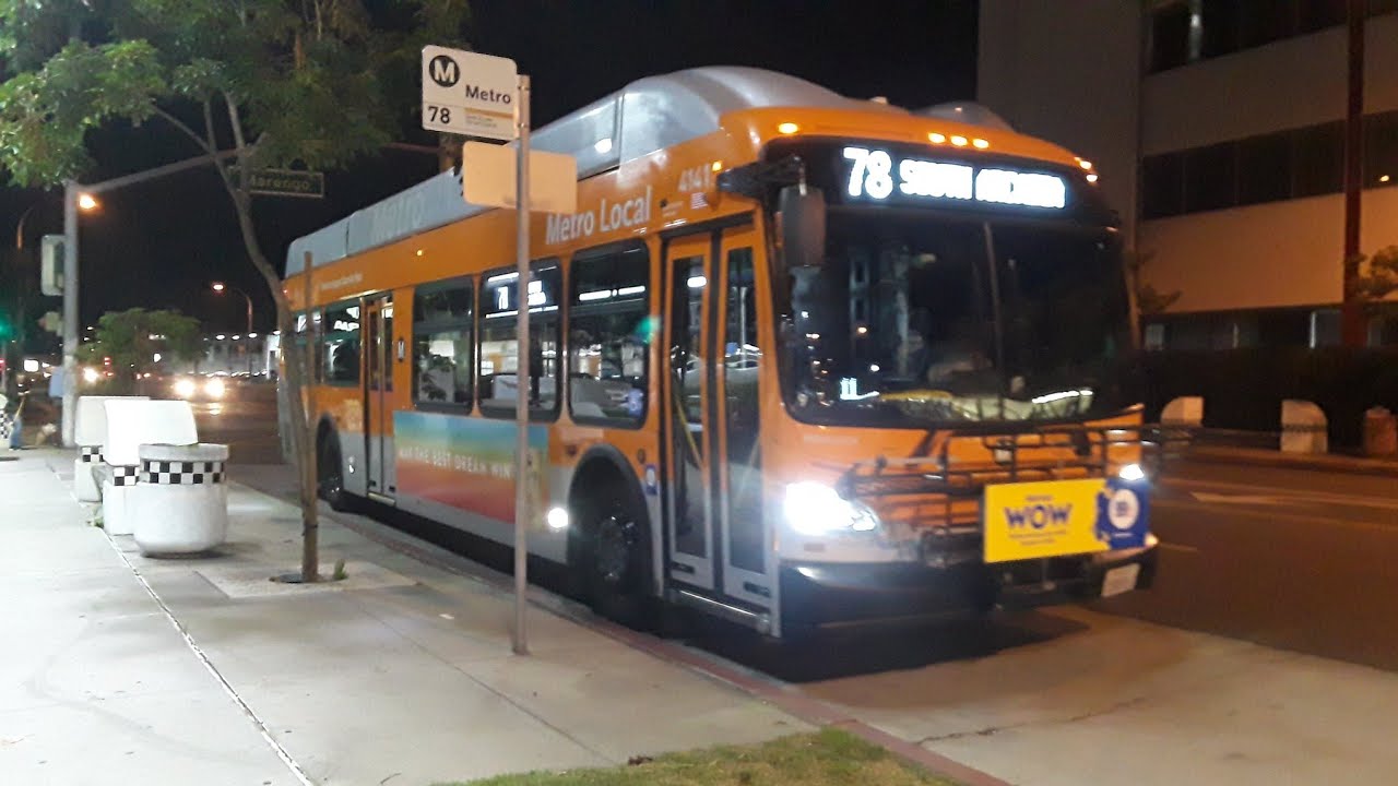 LACMTA 2016 New Flyer XN40 #4141 - YouTube