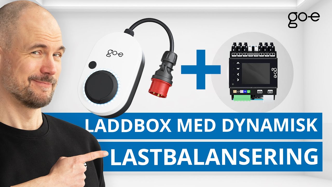 Laddbox med dynamisk lastbalansering | go-e - YouTube