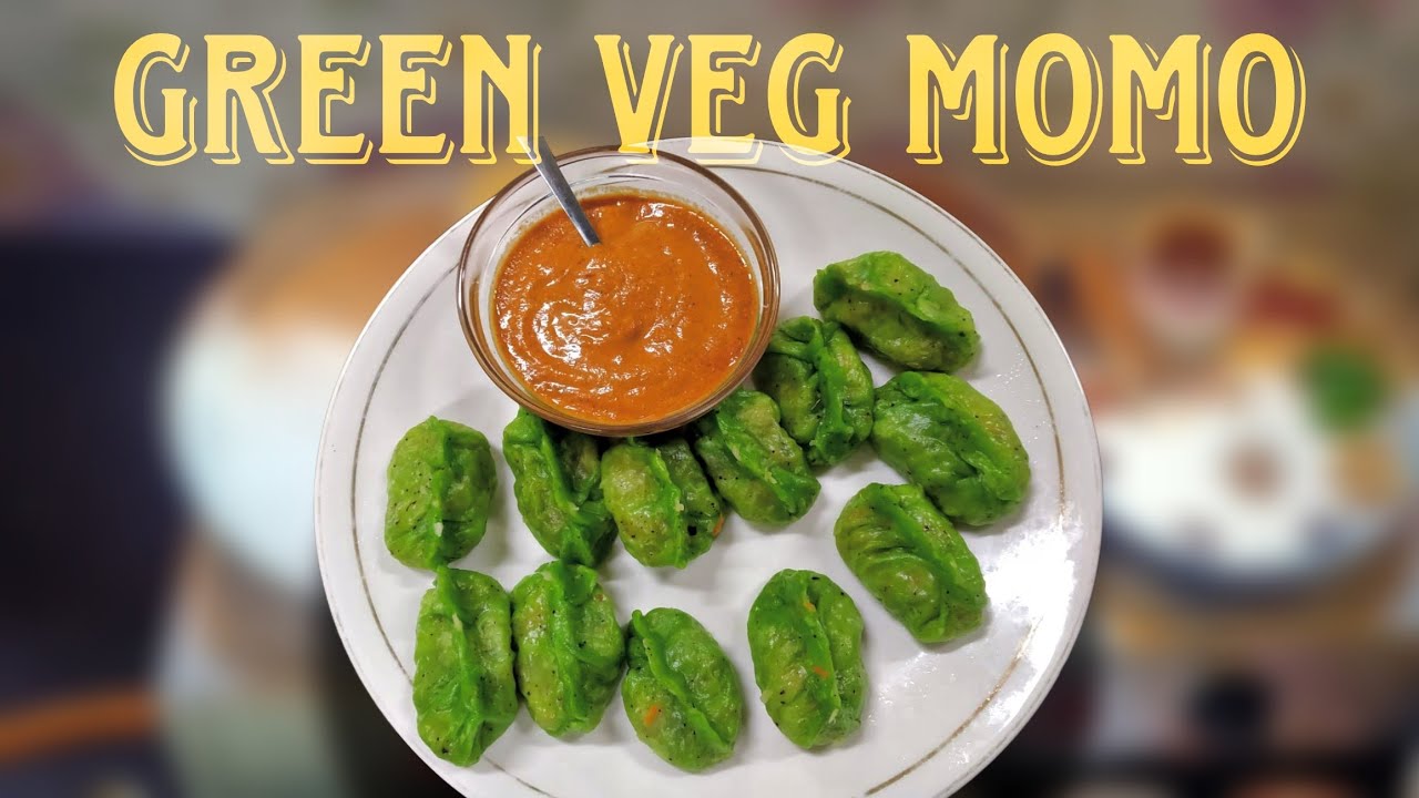Green Veg Momos Recipe || GS Haldar Kitchen - YouTube