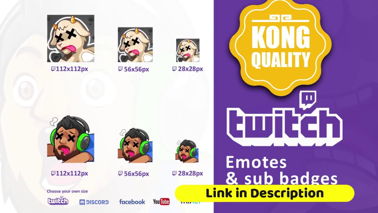 The best graphics designer to design your Twitch Emotes 2020 - YouTube