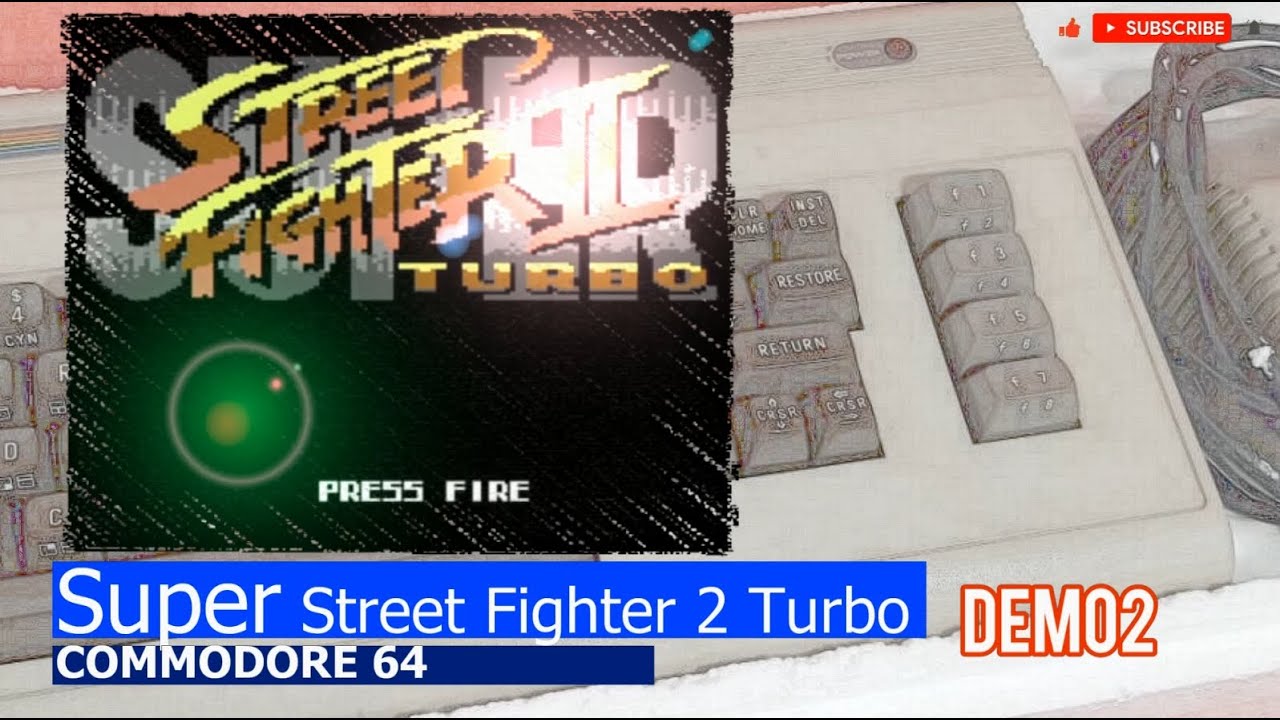 Commodore 64 -=Super Street Fighter 2 Turbo=- demo 2 - YouTube