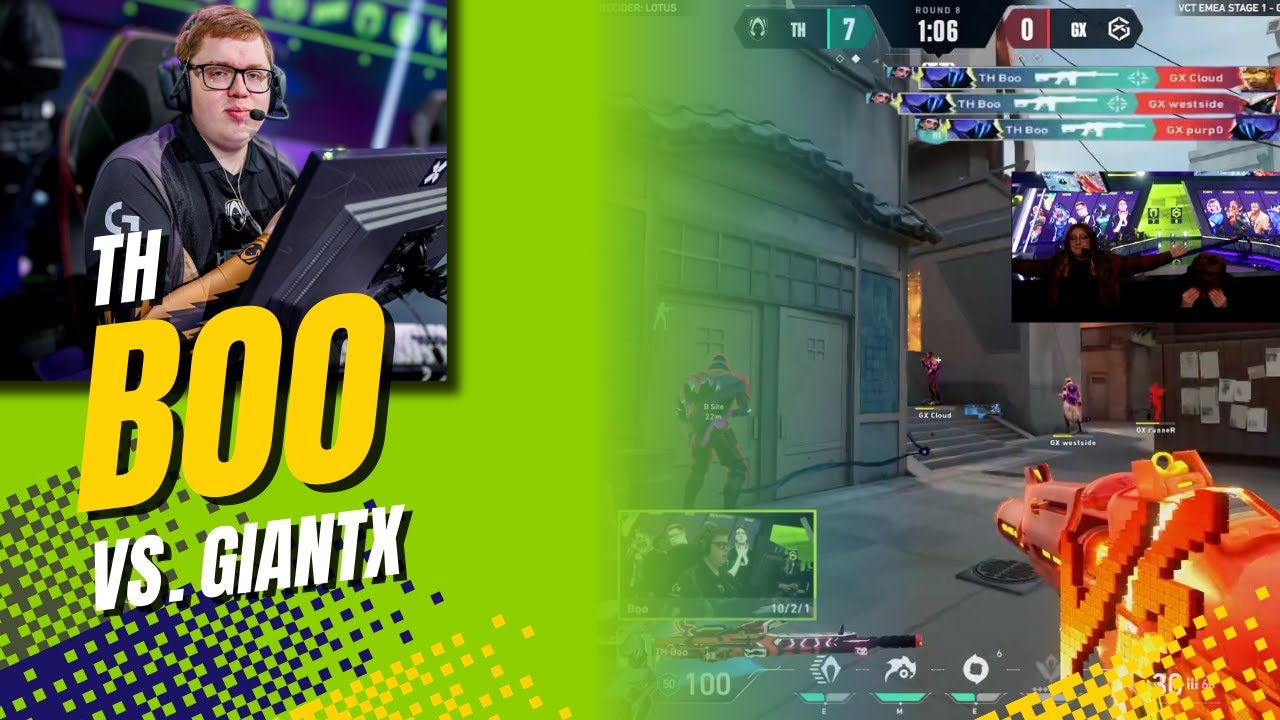 Casters React To TH Boo Insane Omen Plays vs GIANTX | VCT EMEA 2025 ...