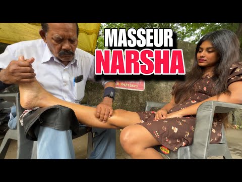 Narsha Baba traditional foot massage techniques for stress relief and  to reduce Anxiety ! 