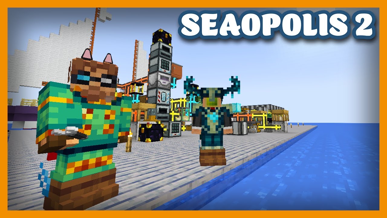 Seaopolis 2 | Plastic & Pink Slime ! w/@MischiefofMice| E17 | 1.19.2 ...