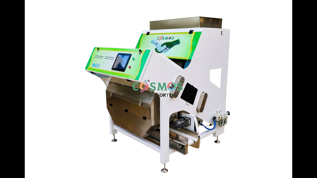 Cashew Sorting Machine - Removing empty Shells after Shelling - YouTube