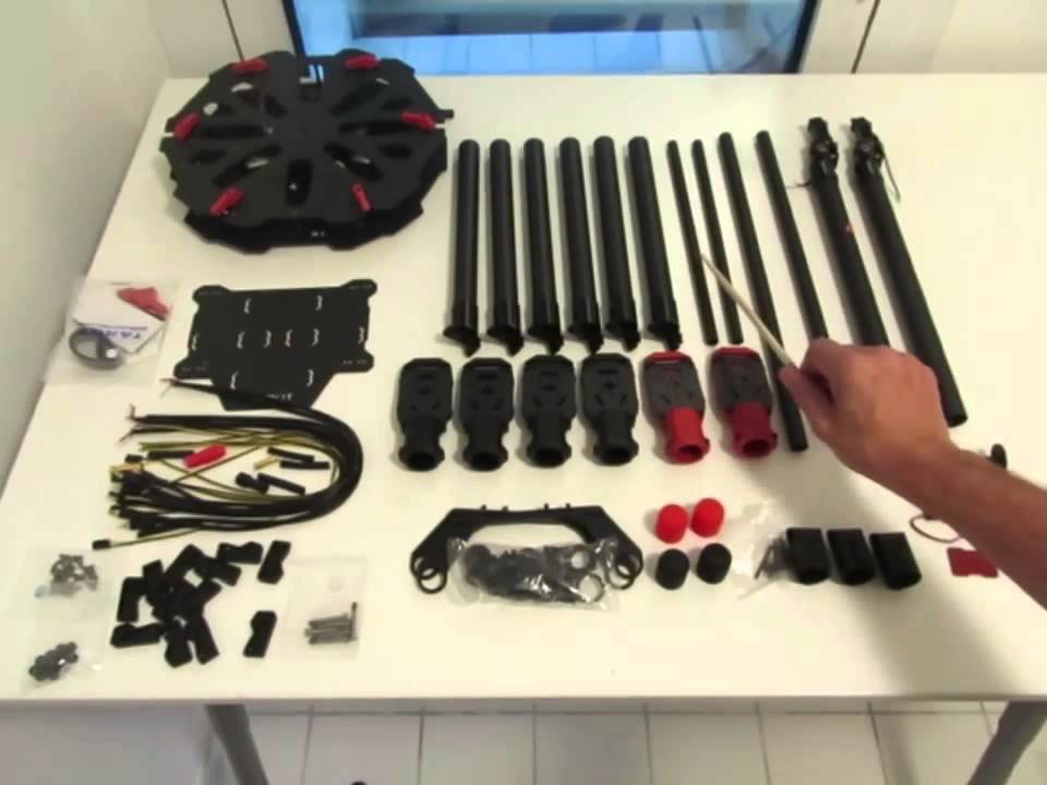 Tarot X6 Hexacopter Components - YouTube
