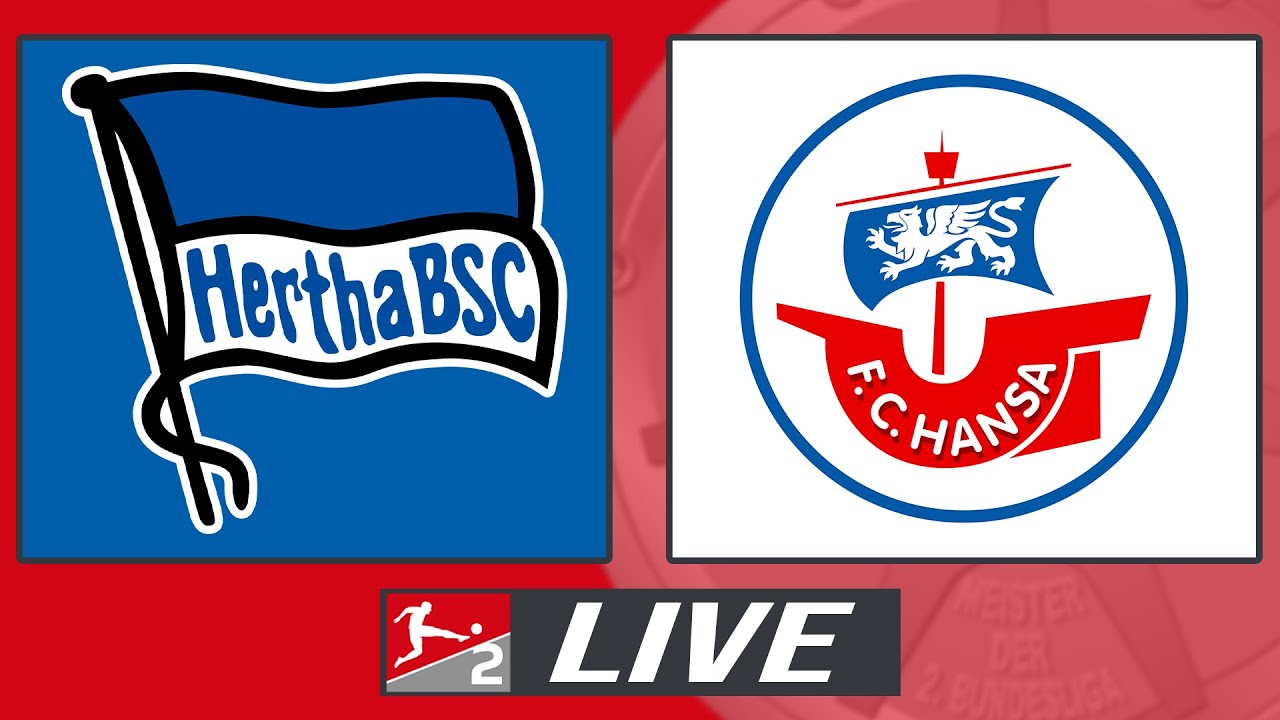 Hertha BSC - FC Hansa Rostock | 29. Spieltag 2. Bundesliga LIVERADIO ...