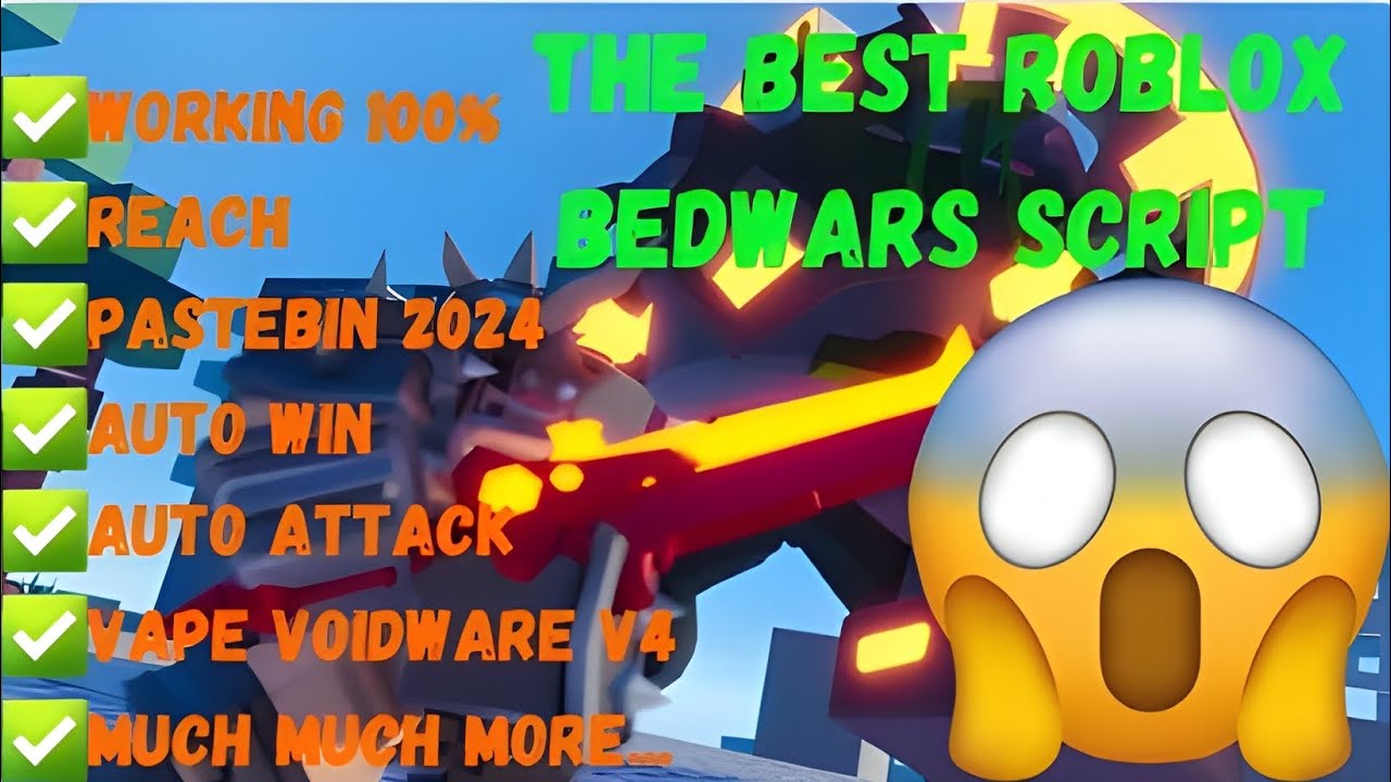 Roblox bedwars script🔥🤩👌(Pastebin 2024 | Working pc + mobile | Working ...