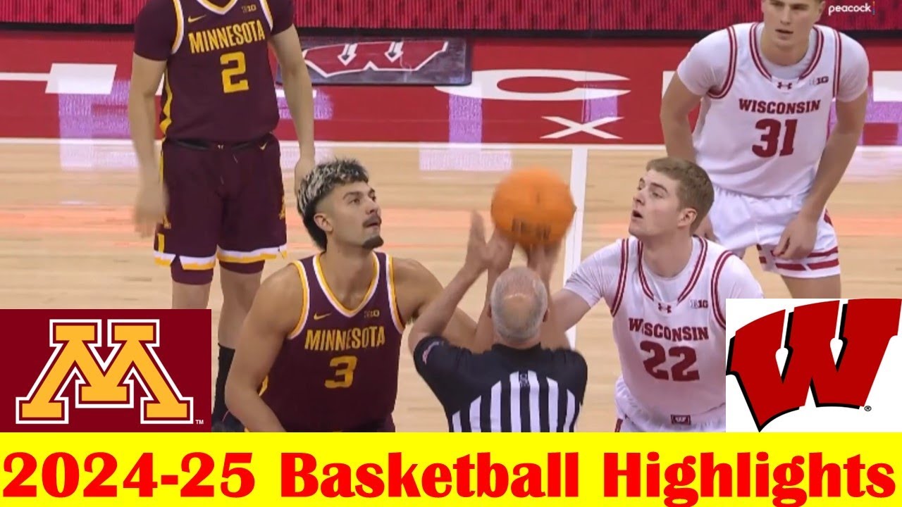 Minnesota vs Wisconsin Basketball Game Highlights 1 10 2025 - YouTube