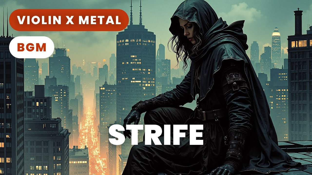 ⚔️ Strife (Violin x Metal BGM) / Music for Work, Study, Fitness ...