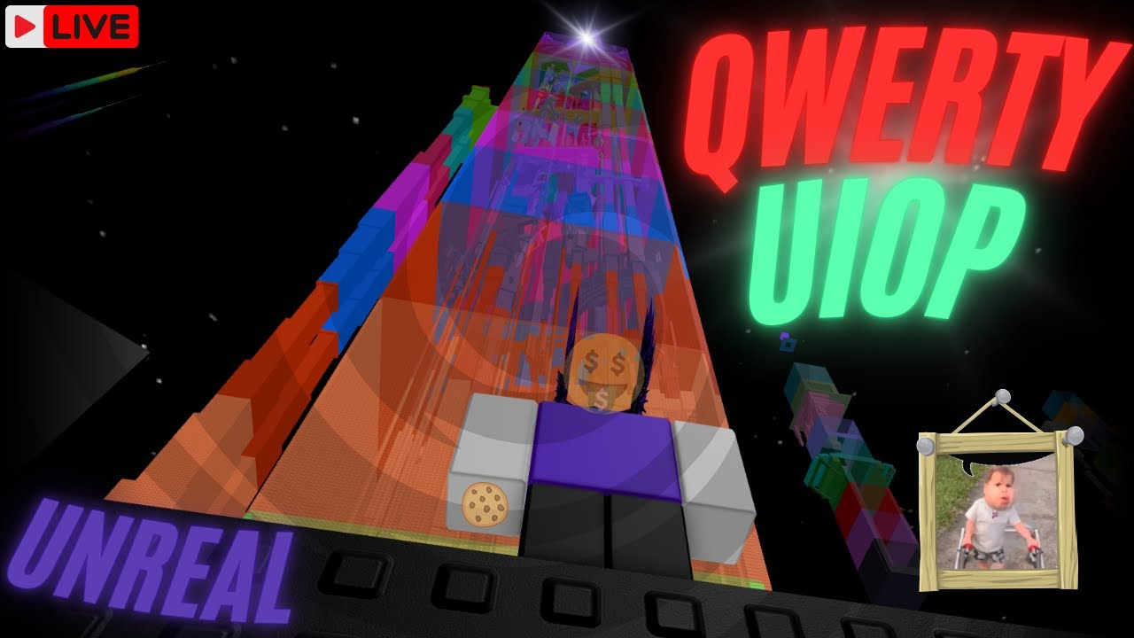 [UNREAL] Tower Of Qwerty Uiop Stream #2 (PB: 8x7) (3 runs) - YouTube