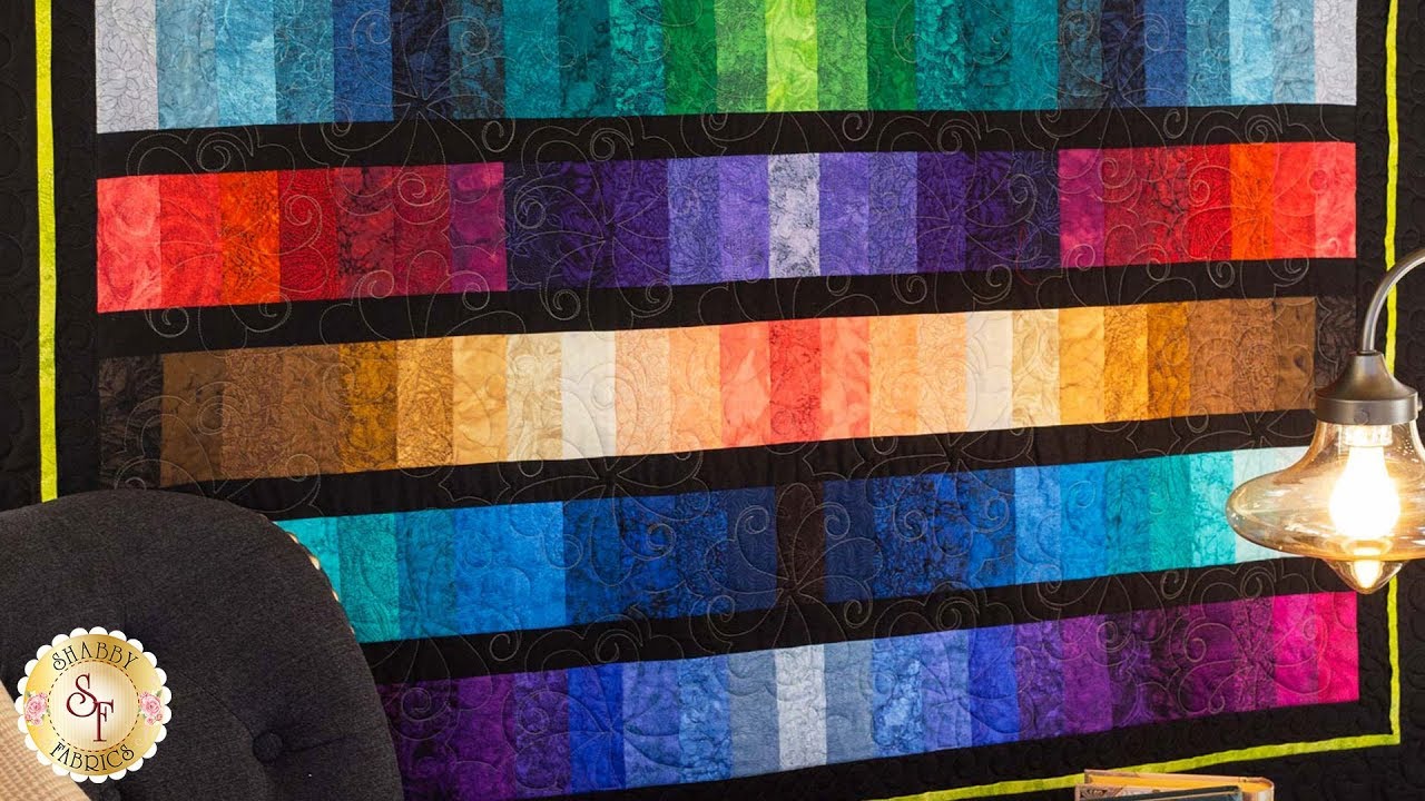 How to Make the Spectrum Quilt | A Shabby Fabrics Sewing Tutorial - YouTube