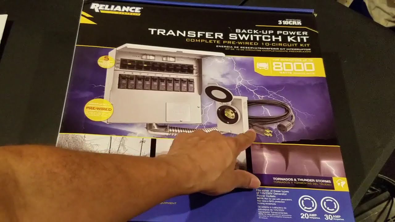 Reliance Manual Transfer Switch Kit Explained/Review and Why It's ...