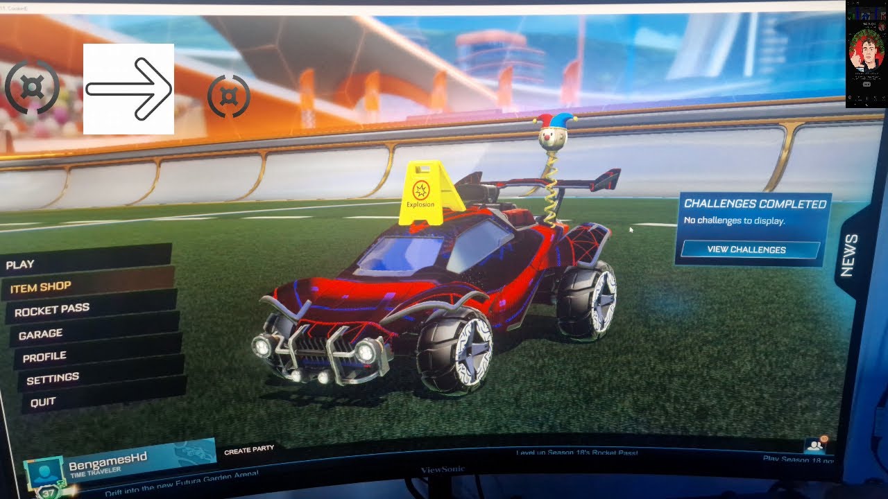 rocket league gameplay to unranked to ... - YouTube